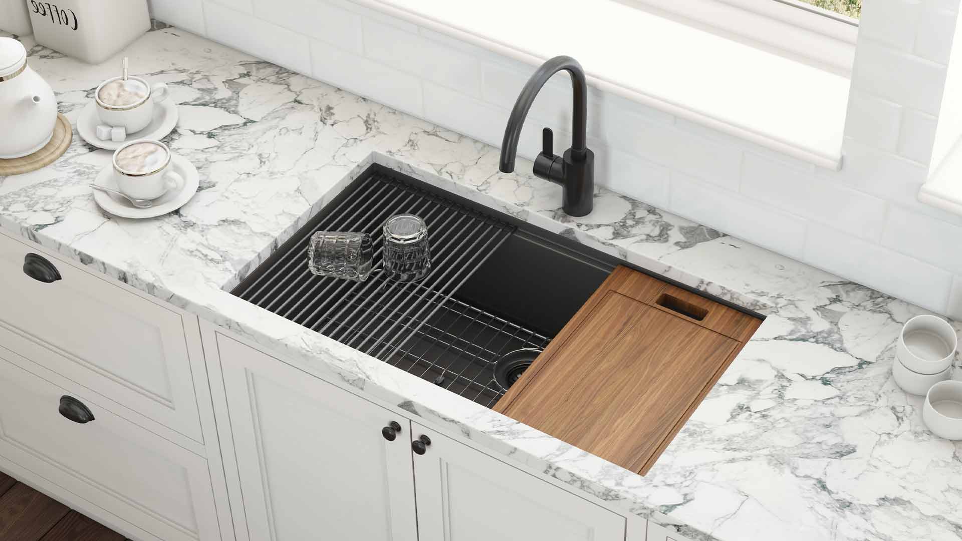 Kitchen Sink Design, Crafting the Heart of Your Kitchen - Perfect White ...