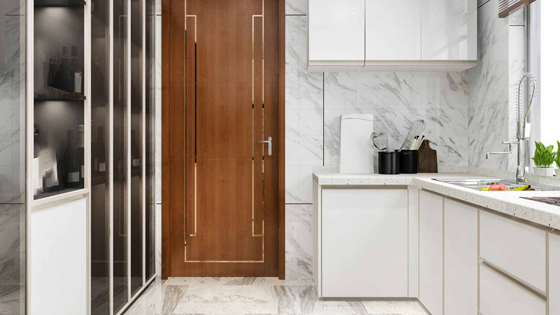 Kitchen Door Design, Elevate Your Culinary Space - Perfect White House